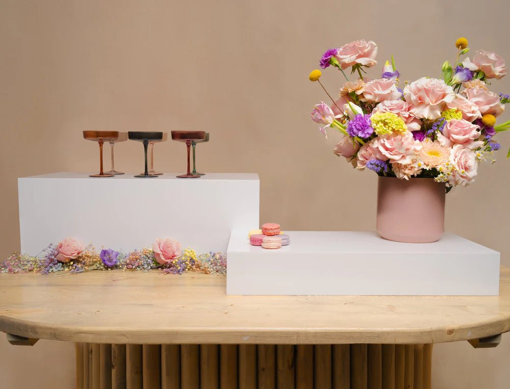 Elevate Your Event Decor with Plinths New York's Graze Grid Series